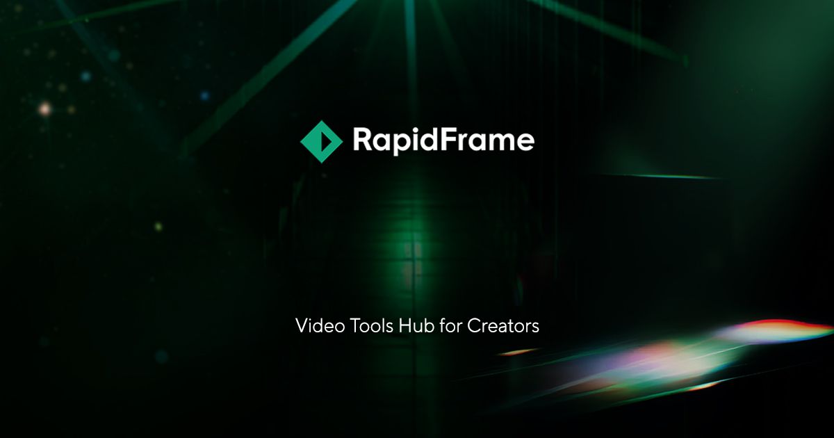 RapidFrame.app | Video Production Tools, DCO Builder & Stock Footage Hub